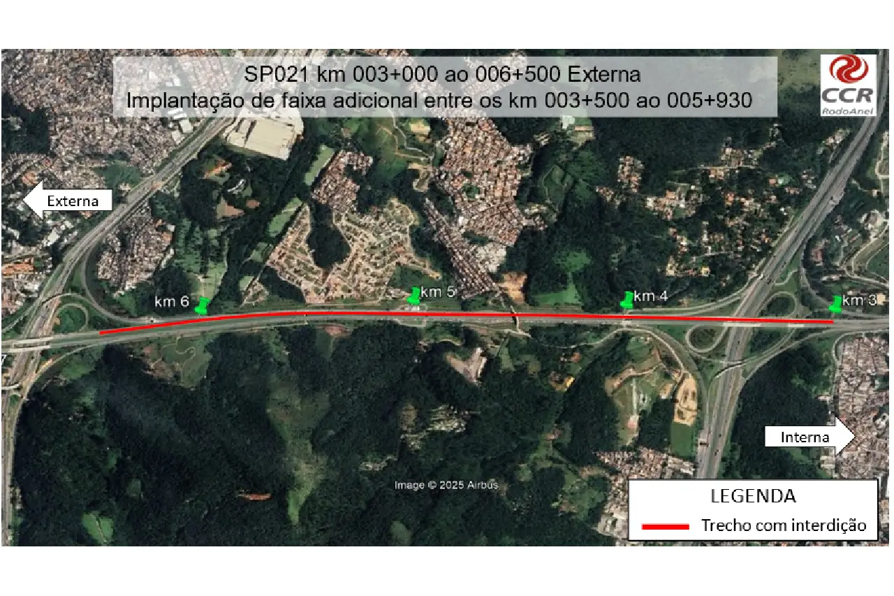 Rodoanel Oeste inicia obra de R$ 28 milhões para nova faixa de ...