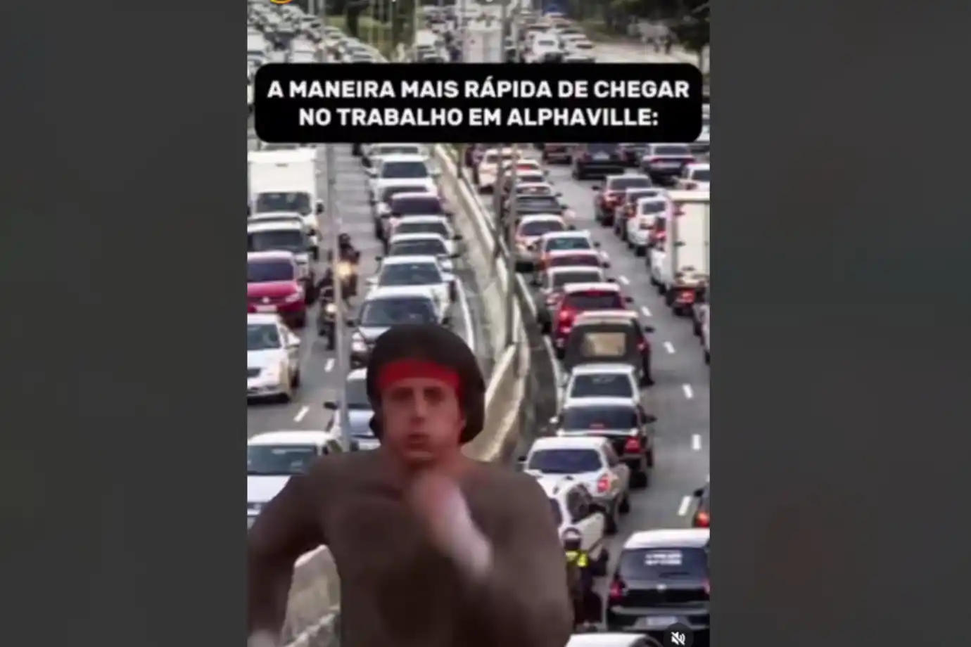 Rir para não chorar: Trânsito caótico em Alphaville vira meme nas redes ...