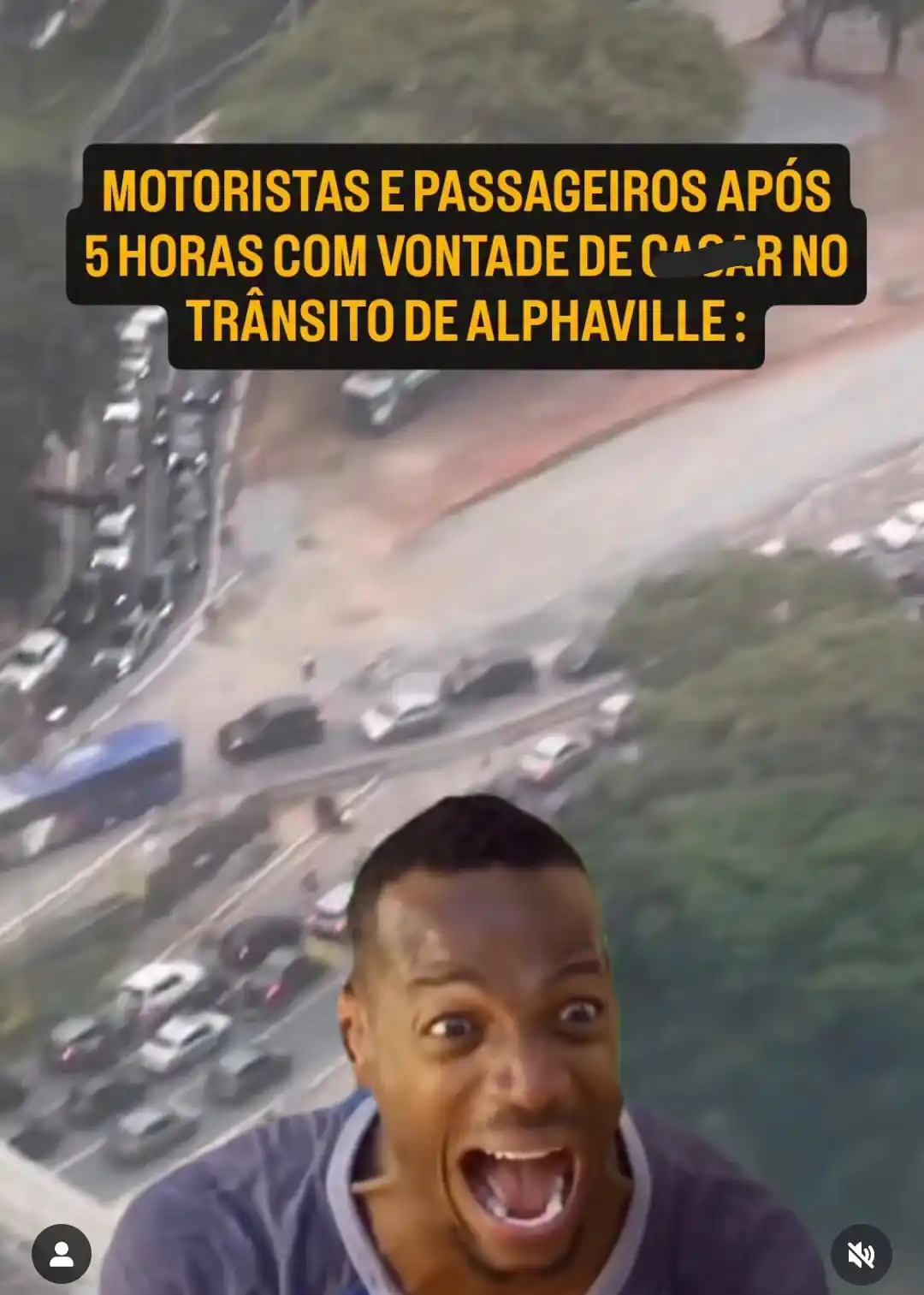 Rir para não chorar: Trânsito caótico em Alphaville vira meme nas redes ...